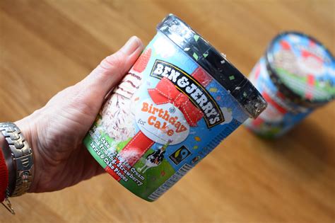 Ben And Jerrys Birthday Cake Ben And Jerrys Jubileumsglass Birthday Cake