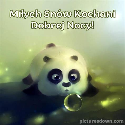 Kartka Na Dobranoc Panda