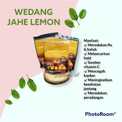 Wedang Jahe Lemon Teh Jahe Lemon Lengkap Dengan Gula Batu Lazada