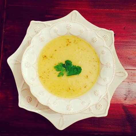 Roasted Parsnip And Potato Soup With Fennel Seeds
