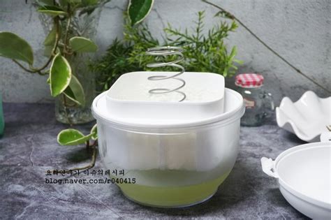 치즈메이커로 그릭요거트 만들기 베어그릭스 꾸덕메이커 추천 그릭요거트 샐러드 만들기 네이버 블로그