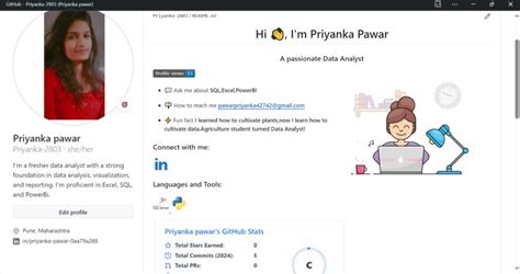 Setup My Github Account And Explore Data Priyanka Pawar Posted On The