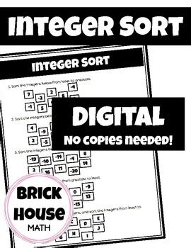 Integer Sort Least To Greatest And Greatest To Least Digital