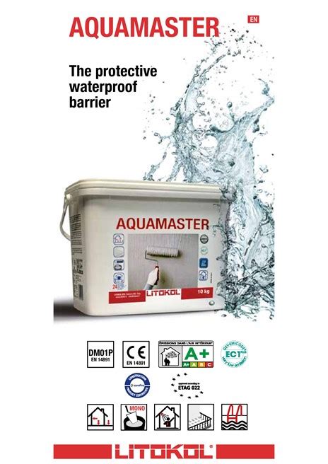 Liquid waterproofing membrane AQUAMASTER By Litokol