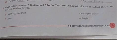 Given Below Are Some Adjectives And Adverbs Studyx