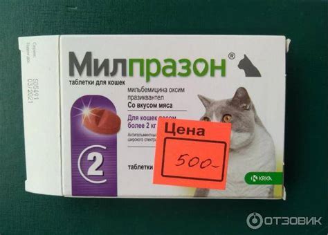 Милпразон для кошек: инструкция и показания к применению, отзывы, цена