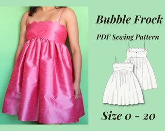 Empire Waist Dress Sewing Pattern Etsy