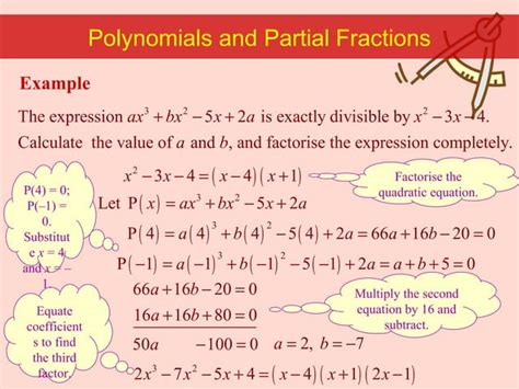 Factor Theorem Solving Cubic Equations Ppt