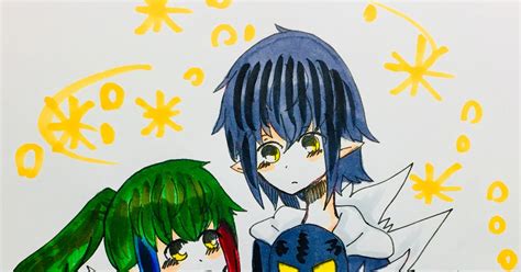 怪獣擬人化 ツキヒコとソラルのぬいぐるみ 綺羅★のイラスト Pixiv