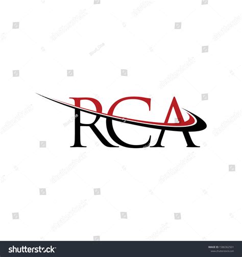 Rca Logo Letter Design Vector Stock Vector Royalty Free 1586362501