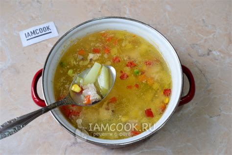Суп с гавайской смесью и курицей — рецепт с фото пошагово