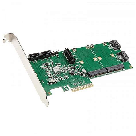 Inline Raid Controller Pcie X4 Für 4x Sata 6g 2x Msata 76617b