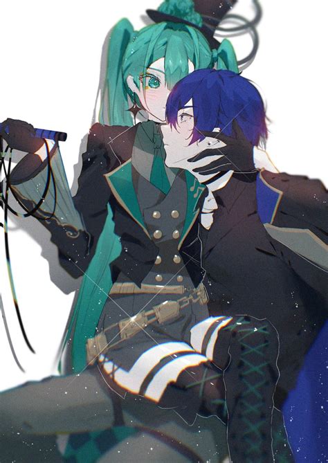 Hatsune Miku And Kaito Vocaloid Drawn By Yu Jiang Kozakana Danbooru