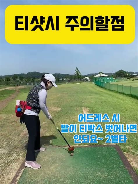 파크골프 티샷 할 때 주의할 점 파크골프 Youtube