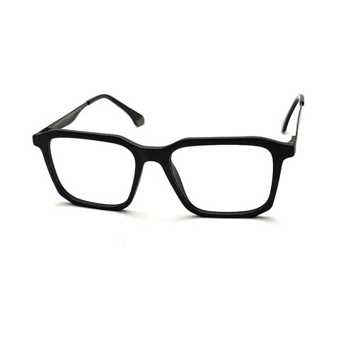 Black Rectangular Bold Eyeglasses Hl1006