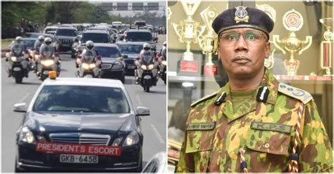 William Ruto Reorganises Presidential Escort Puts His Former Head Of