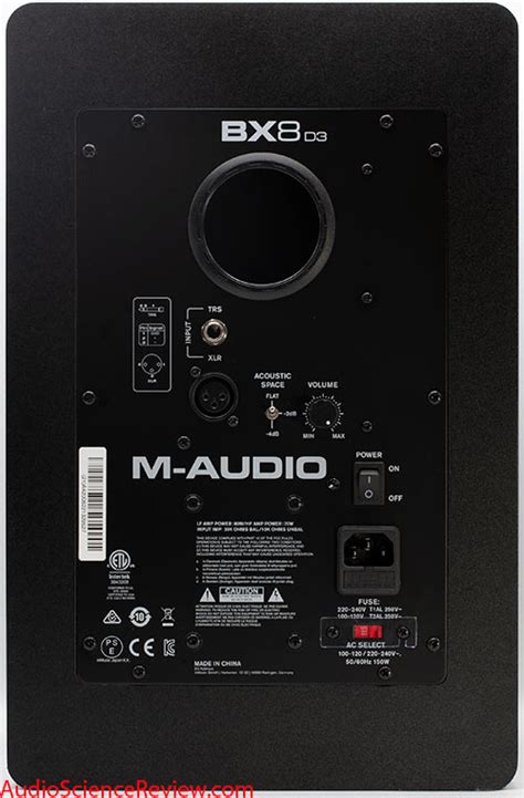 M Audio Bx8 D3 Monitor Review Audio Science Review Asr Forum