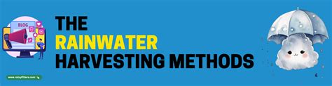 Rain Water Harvesting Methods Rainy