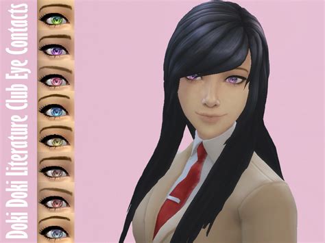 The Sims Resource Doki Doki Literature Club Eye Contacts