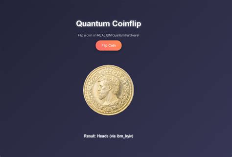 Quantum Coinflip Flipping A Coin With The Power Of Quantum Computing By Giancarlo Sanchez
