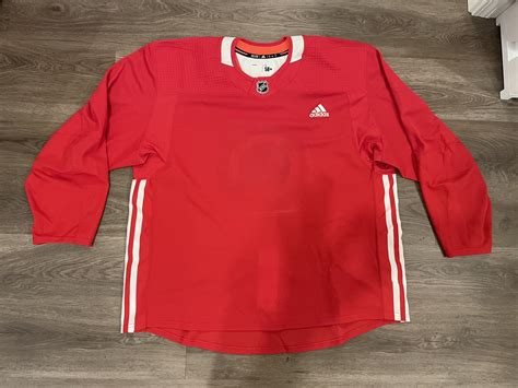 Team Issued Authentic Adidas Nhl Practice Jersey Size 58 Sidelineswap