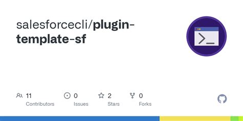 Github Salesforcecliplugin Template Sf