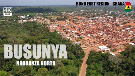 Busunya Aerial View In The Nkoranza North District Bono East Region Of