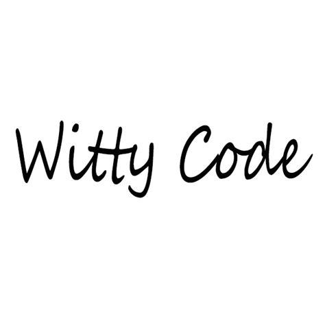 Witty Code Philippines Official Online Store Shop Now On Lazada