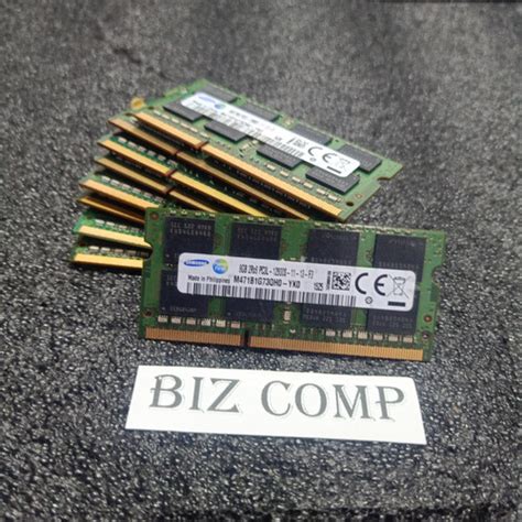 Jual 8gb 2rx8 Pc3l 12800s Samsung Ram Sodim Ram Laptop Ddr3 1600 Mhz Jakarta Barat Biz Comp