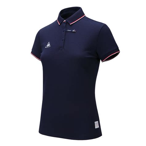 16春新品 Lecoqsportif乐卡克法国公鸡女款短袖polo衫cb 7151151乐卡克官方旗舰店