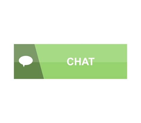Premium Vector Chat Button