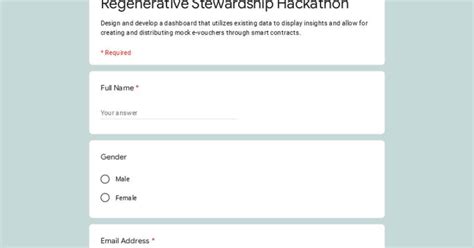 Chris Achinga On Linkedin Regenerative Stewardship Hackathon