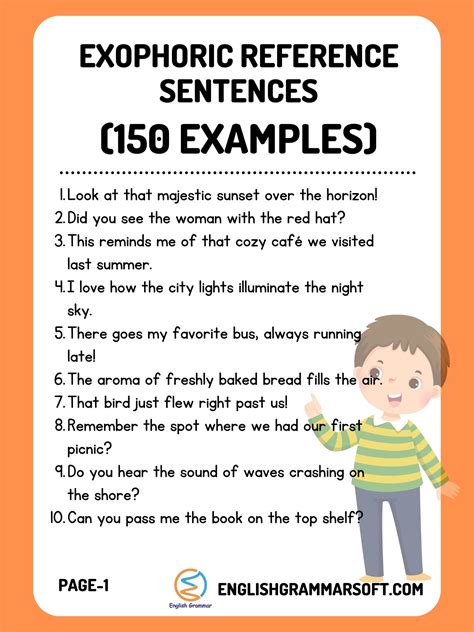 Exophoric Reference Sentences 150 Examples Englishgrammarsoft Exophoric Reference Sentences 150 Examples Englishgrammarsoft