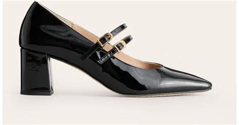 Boden Block Heel Pump In Black Lyst