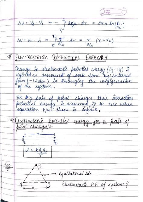 Electrostatics Notes For Class 12jeeneet Physics Stuvia Us Electrostatics Notes For Class 12jeeneet Physics Stuvia Us