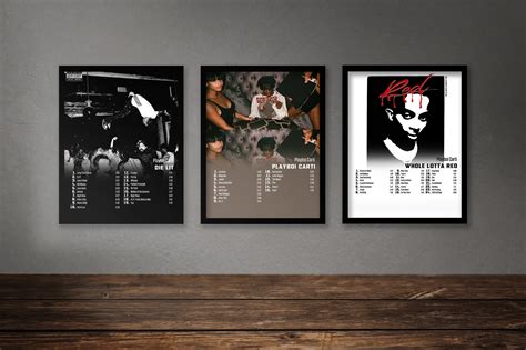 Playboi Carti Set Album Poster Playboi Carti Posters Album 46 Off