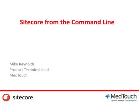 Ppt Sitecore From The Command Line Powerpoint Presentation Free Download Id2633237
