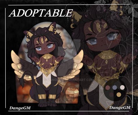 [ Adopt ] Chibi Sphinx Closed Auction By Dangegm On Deviantart
