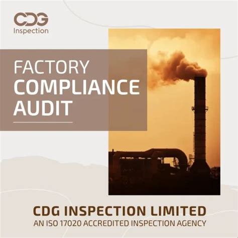 Factory Regulatory Compliance Check India Rs 35000day Cdg Inspection