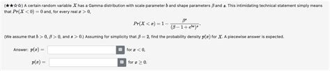 Solved ( *********ξξ ﻿A certain random variable x ﻿has a | Chegg.com