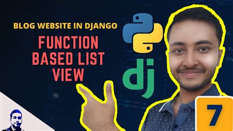 How To Create List View In Django Function Based View In Django Blog Post Website Youtube