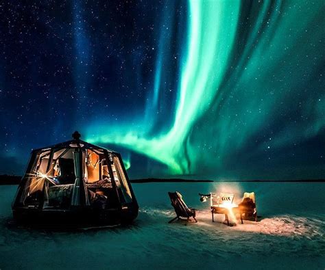 Alaskan Igloo Northern Lights Shelly Lighting