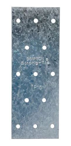 Simpson Strong Tie Tp Placa De Amarre Galvanizada De Calibre Meses
