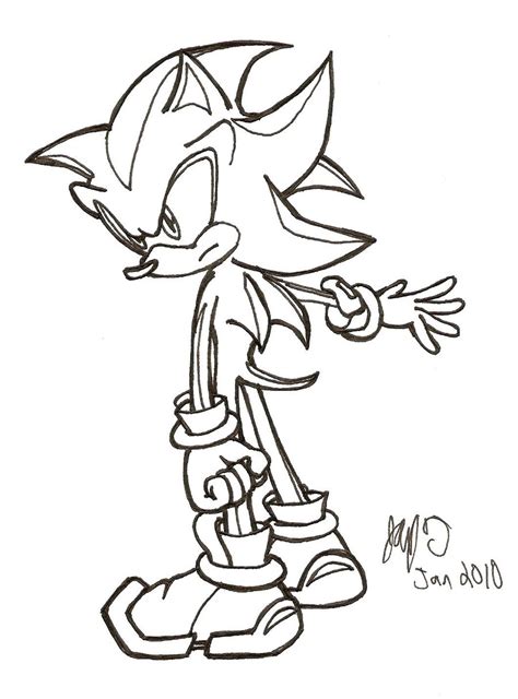 Shadow The Hedgehog Para Colorir Imprimir Desenhos Vrogue Co