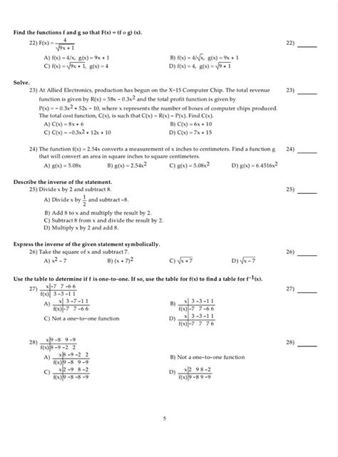 solved find the functions f and g so that f x f o g x
