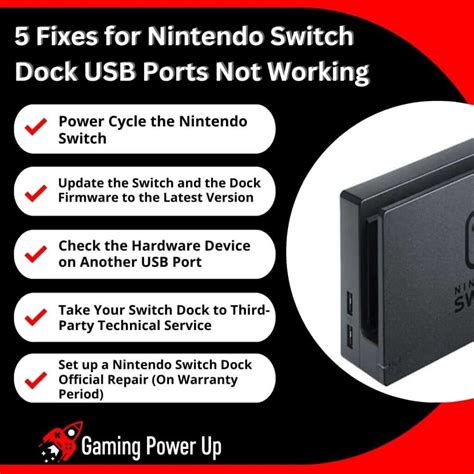 Let S Fix Nintendo Switch Dock Usb Ports Not Working