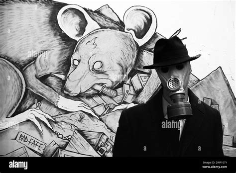 Gas Mask Black And White Stock Photos Images Alamy