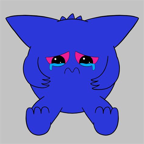 Sad Benry The Gengar By Rawburtfuzzles On Deviantart