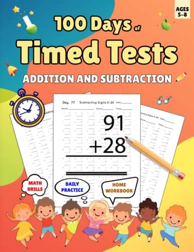 100 Days Of Timed Tests Addition And Subtraction 100 Days Of Practice
