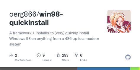 GitHub Oerg866 Win98 Quickinstall A Framework Installer To Very Quickly Install Windows